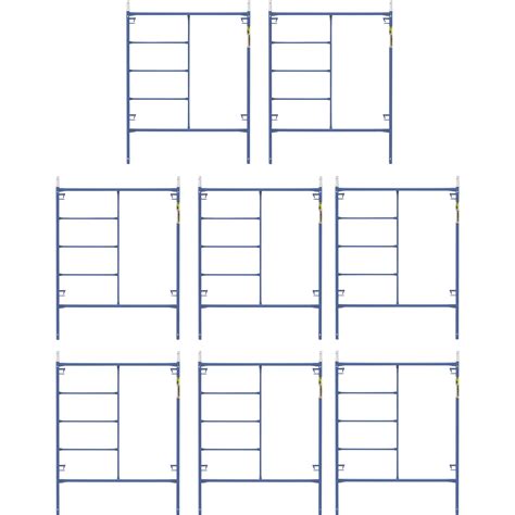 Metaltech Saferstack 4ft X 10ft Scaffold Cross Brace 8 Pk Model M