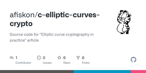 GitHub Afiskon C Elliptic Curves Crypto Source Code For Elliptic Curve Cryptography In