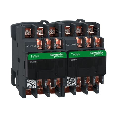 Schneider Reversing 3 Poles Iec Magnetic Contactor 48n655 Lc2d099b7 Grainger