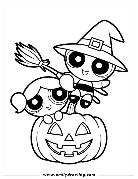 Powerpuff Girls Coloring Pages Emily Drawing