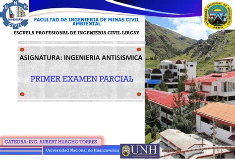 PRIMER EXAMEN PARCIAL ANTISISMICA 2020 II Pdf