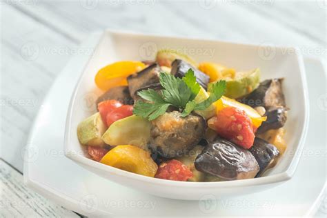 Bowl Of Ratatouille 27807745 Stock Photo At Vecteezy