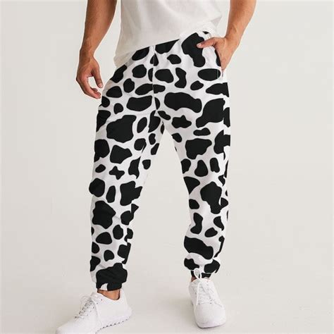 Mens Cow Print Pants Etsy