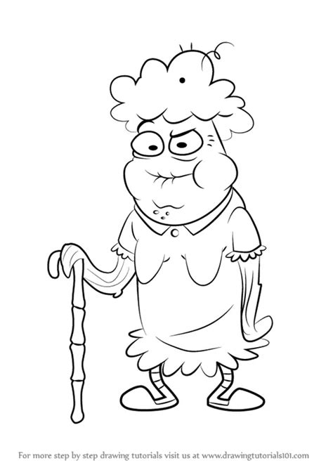Learn How To Draw Mary From Spongebob Squarepants Spongebob
