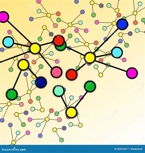 Abstract Geometric Shapes Of Molecular Compounds Stock Vector