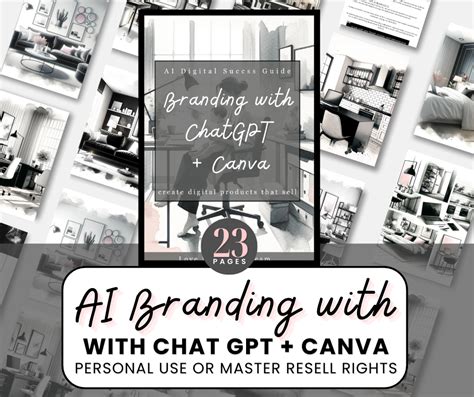 Ai Branding Guide With Chat Gpt Canva 23 Pages Love Marketing Team