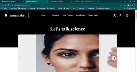 Cloning Of Minimalist Website Hi Reader We Are Creating This Blog To