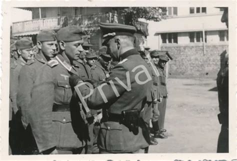 FOTO WK II Wehrmacht Generaloberst Orden Rēzekne Rositten Резекне Lettland L EUR