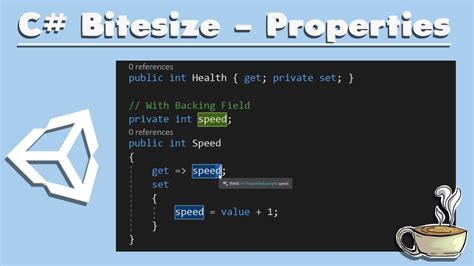 Unity C Bitesize Properties Beginner Youtube