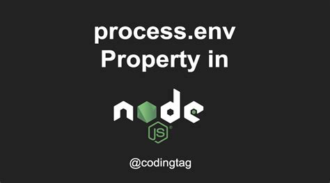Processenv Property In Nodejs