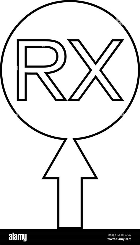 Sign Icon Tx Rx Transmission Receiving Data Information Simple Symbol Stock Vector Image Art