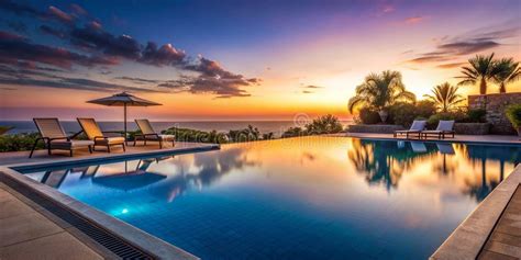 Poolside Twilight Stock Illustrations 1 826 Poolside Twilight Stock