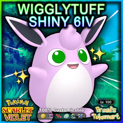 Wigglytuff Shiny 6iv Pokemon Scarlet And Violet Etsy