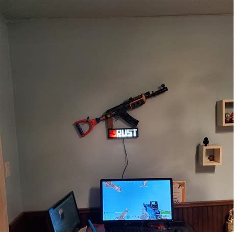 3d Printing Rust Led Sign・cults