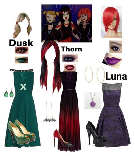 Dusk Thorn Luna Hex Girls From Scooby Doo By Birdie Green Liked