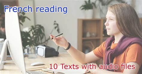 French Reading Practice 10 Texts For Beginners Audio