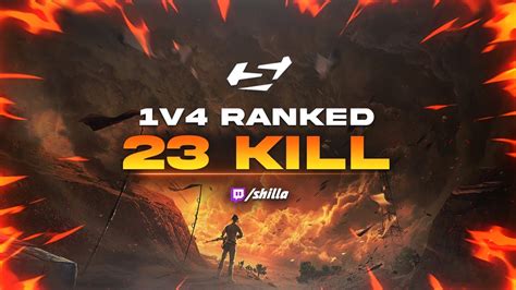 Mİramarin Tepelerİnde 23 Kİll 1v4ranked Shilla Pubg Youtube