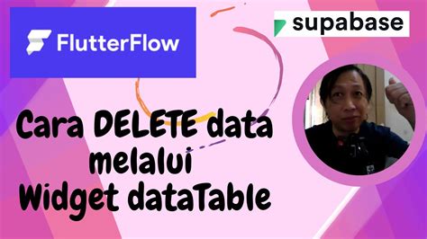 Flutterflow 5 12 How To Delete A Record In Datatable Widget Youtube