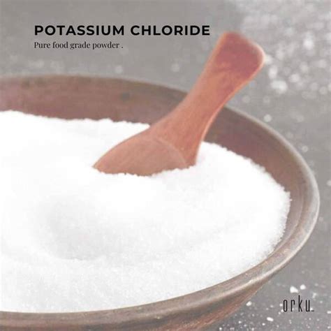 Buy Orku Pure Potassium Chloride Powder 100g Kcl E508 Yo Keto