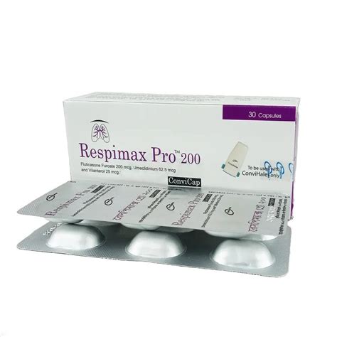 Respimax Pro 25 Mcg 200 Mcg 62 5 Mcg Inhalation Capsule রেসপিম্যক্স প্রো ২৫ মাইক্রোগ্রাম