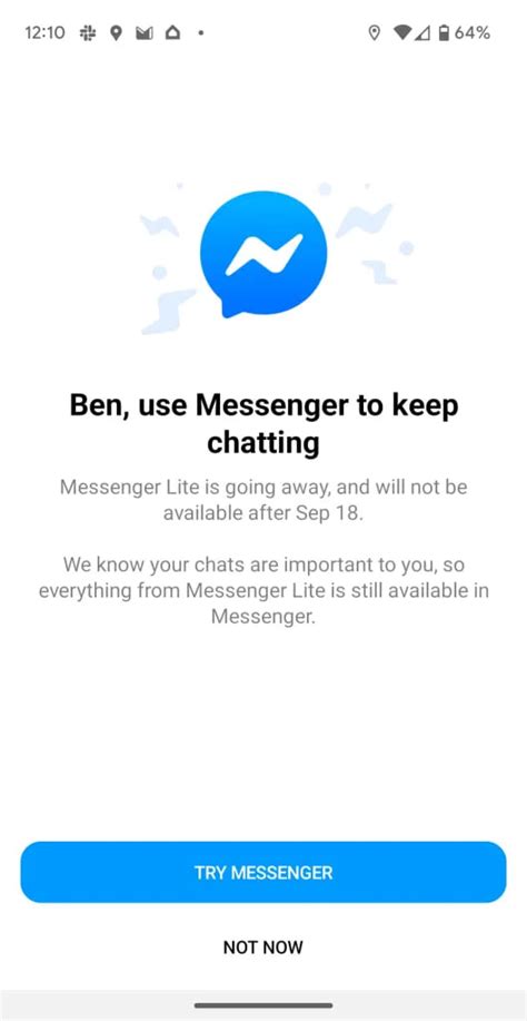 Facebook's Messenger Lite for Android to shut down in September - Sammy ...
