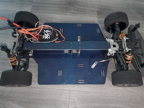 7th Scale Hobao Vte2 4mm Carbon Chassis Kit