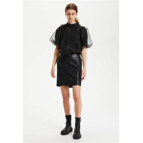 My Essential Wardrobe The Leather Skirt 100031 Black Marie Marie