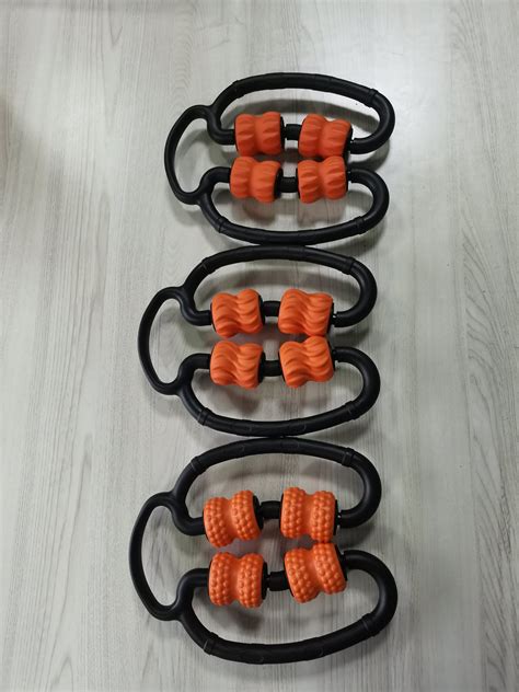 Pu Massage Bead Leg Massager Ring Clip Leg Roller Muscle Relaxer Yoga