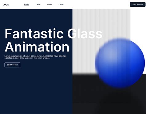 Glassmorph Animation Behance