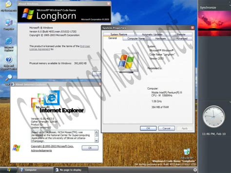 Windows Longhorn Build 4053 Bilderstrecken Winfuture De
