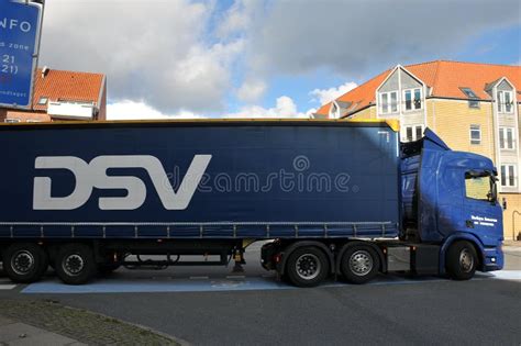 Dsv Global Transport And Logistic Truck In Copenhagen Editorial Stock