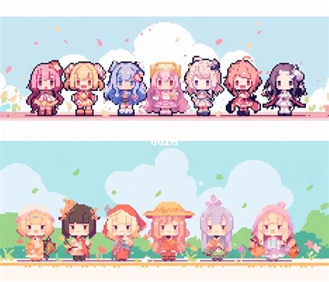 实现像素小人自由了 花瓣网