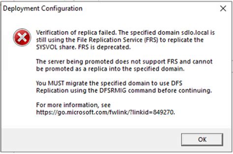 How To Fix FRS Is Deprecated Error Cary Sun