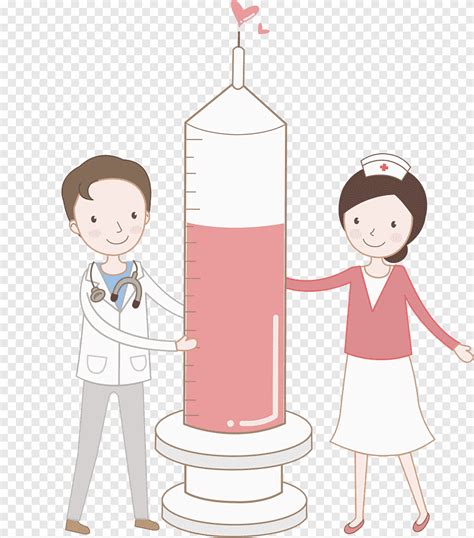Vaccine Needle Cartoon