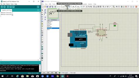 simulasi motor dc dengan proteus arduino youtube