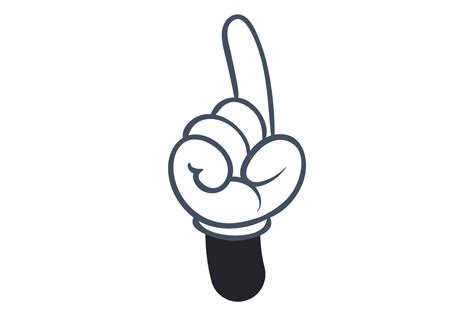 Cartoon Hand Pointing Finger Comic Arm Graphic By Yummybuum · Creative