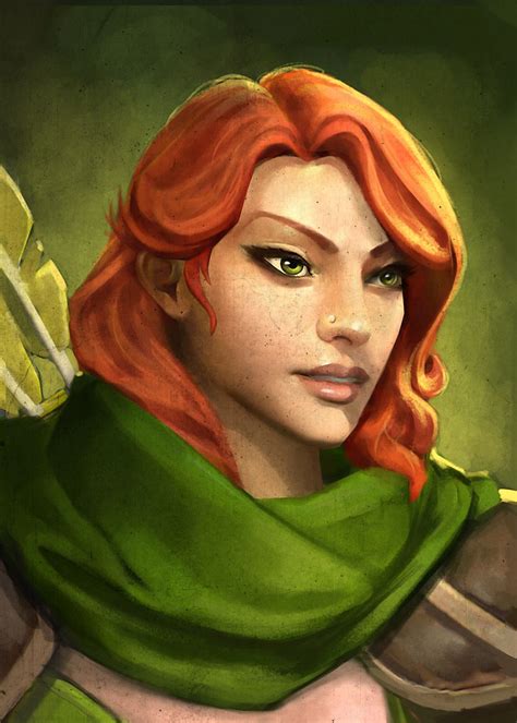 Windrunner Poster Picture Metal Print Paint By Dota2 Displate