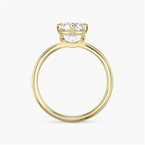 6 Prong Solitaire Engagement Ring Vrai