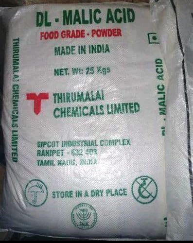 Dl Malic Acid Food Grade At ₹ 250kg Laboratory Chemicals In Chennai Id 2852144923155