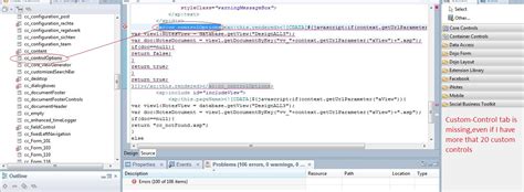 Xpages X Pages Custom Control Palette Is Missing Even If The Custom