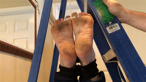 layla barefoot bondage