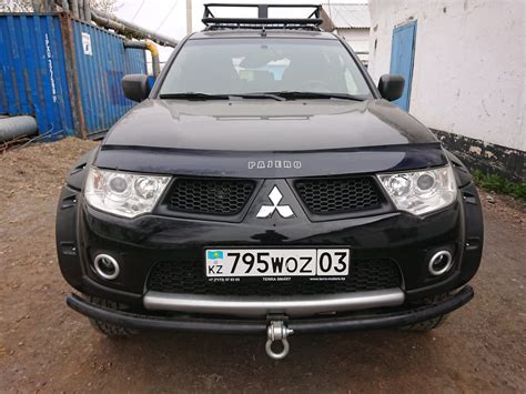 L200 и спойлер — Mitsubishi Pajero Sport (2G), 3 л, 2011 года | тюнинг ...