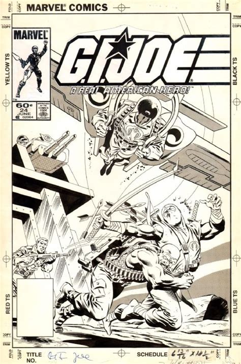 Gi Joe Comic Art Comic Frame