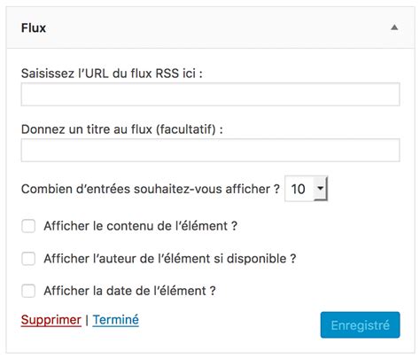 WIDGETS WordPress Le Guide Complet On Vous Dit Tout