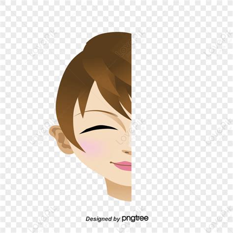 여자 일러스트 속눈썹 클로즈업소녀유행엉덩이 Png 일러스트 무료 다운로드 Lovepik