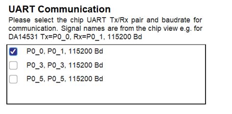 Da14531 Configuration Bluetooth Low Energy Wireless Connectivity
