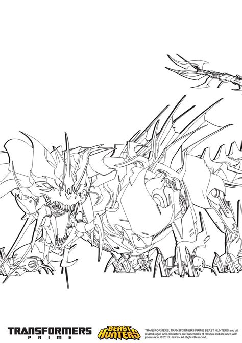 Transformers Predaking Coloring Coloring Pages