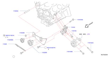 11916 4s100 Alternator Bracket Bolt Alternator Bracket Bolt
