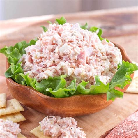 Classic Ham Salad Retro Recipe Box