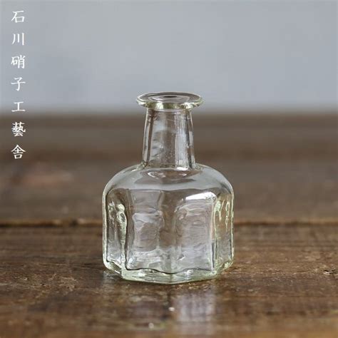 【楽天市場】石川昌浩 工場型シリーズ 吹きガラス 八角小瓶インクボトル 花器石川硝子工藝舎：iraka イラカ 吹きガラス 硝子 工藝